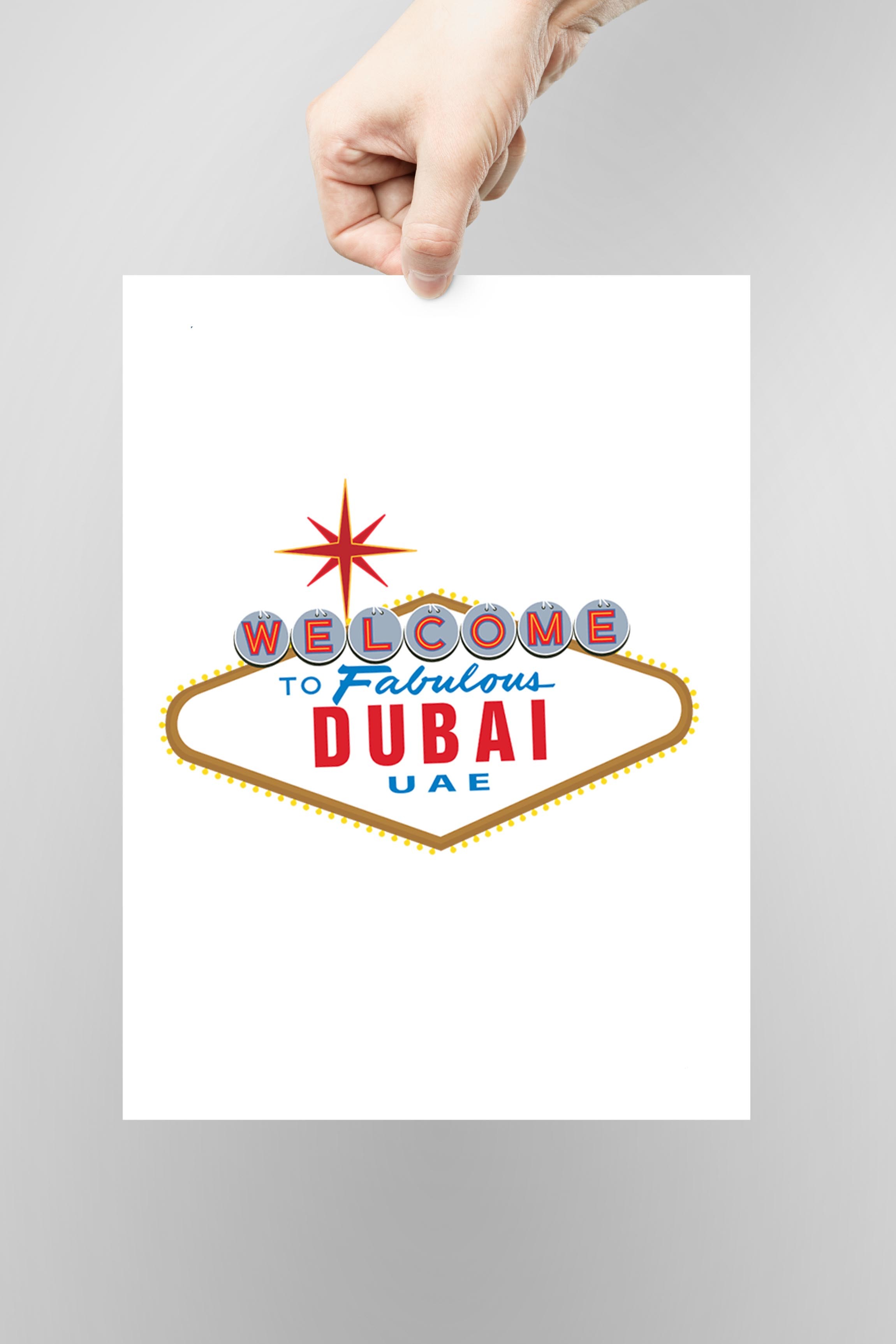 Poster Welcome to Fabulous Dubai - Designs