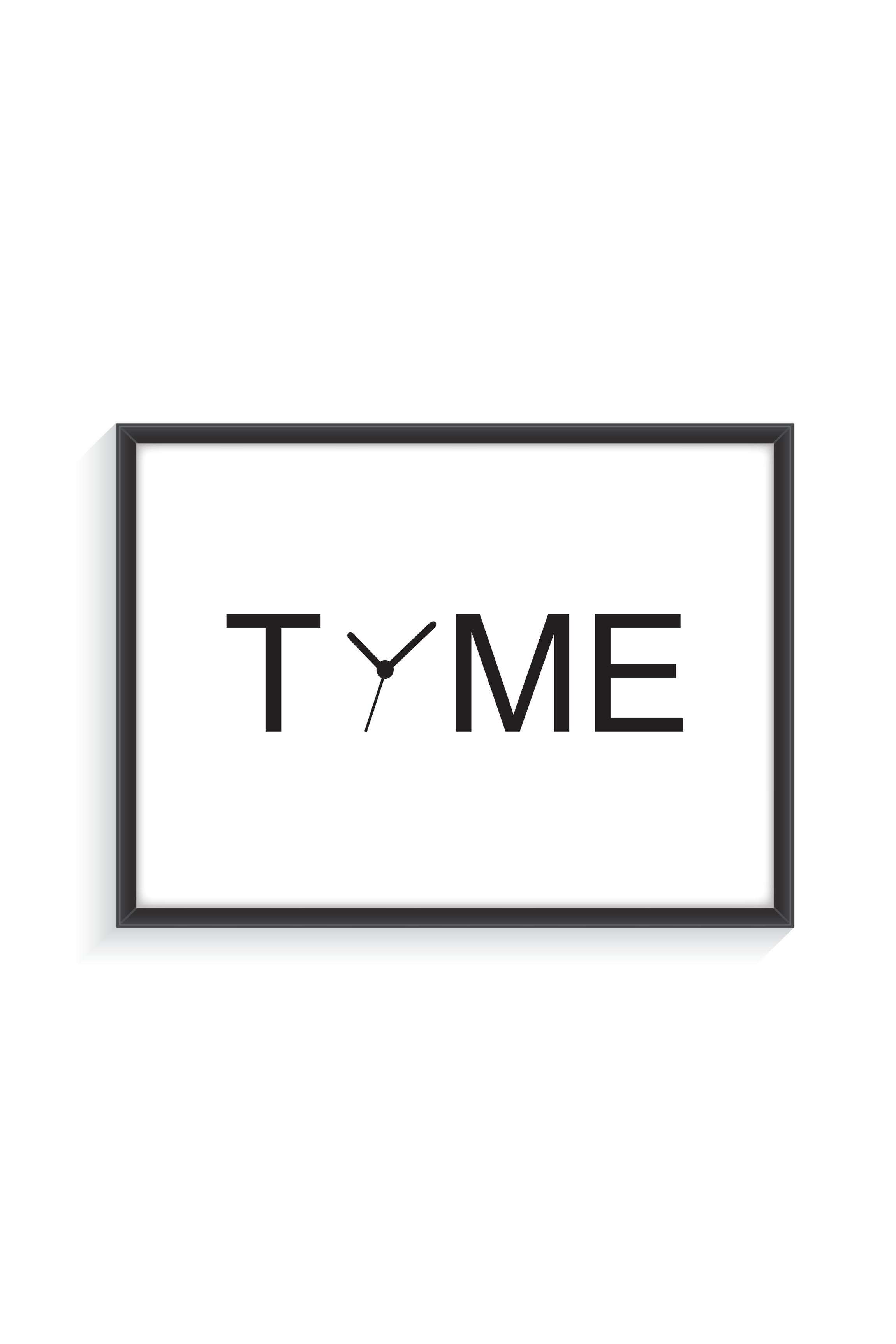 Poster with frame Time - Designs