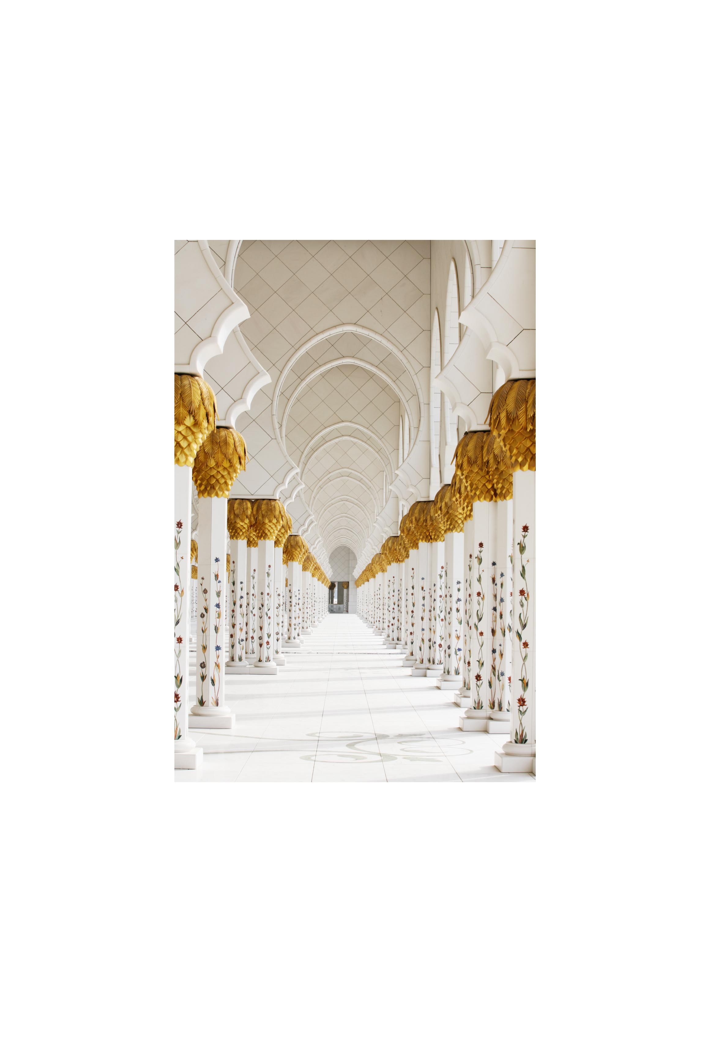 Poster Zayed Mosque - Abu Dhabi By Emmanuel Catteau - Designs